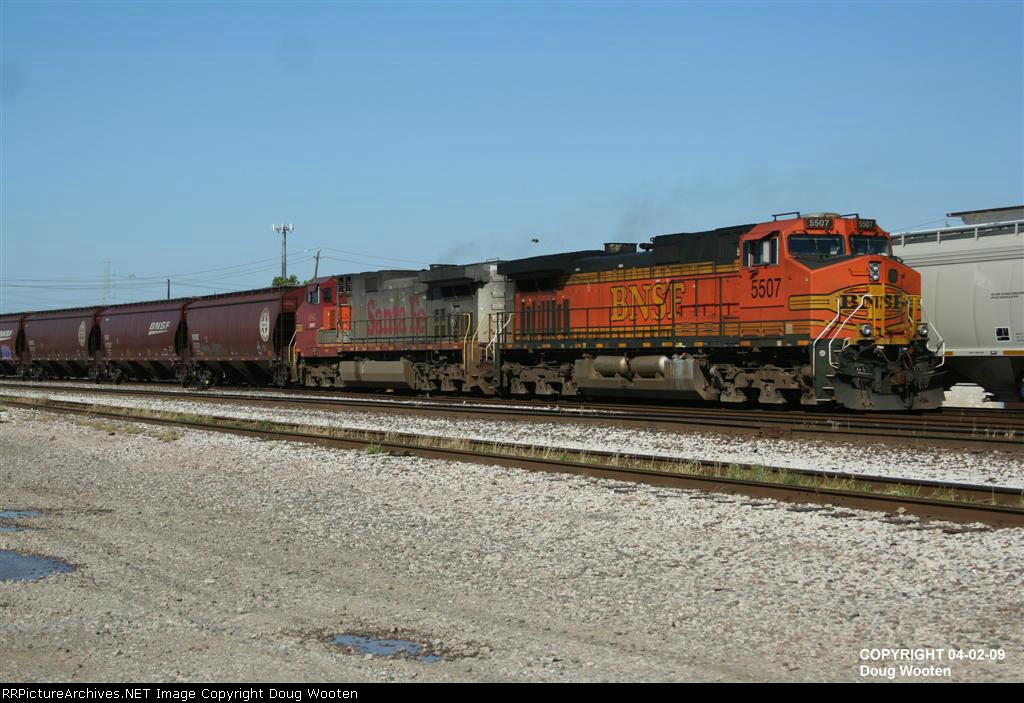 BNSF Loaded Grain Train
